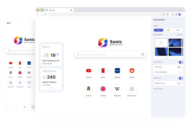 Download Sonic Browser